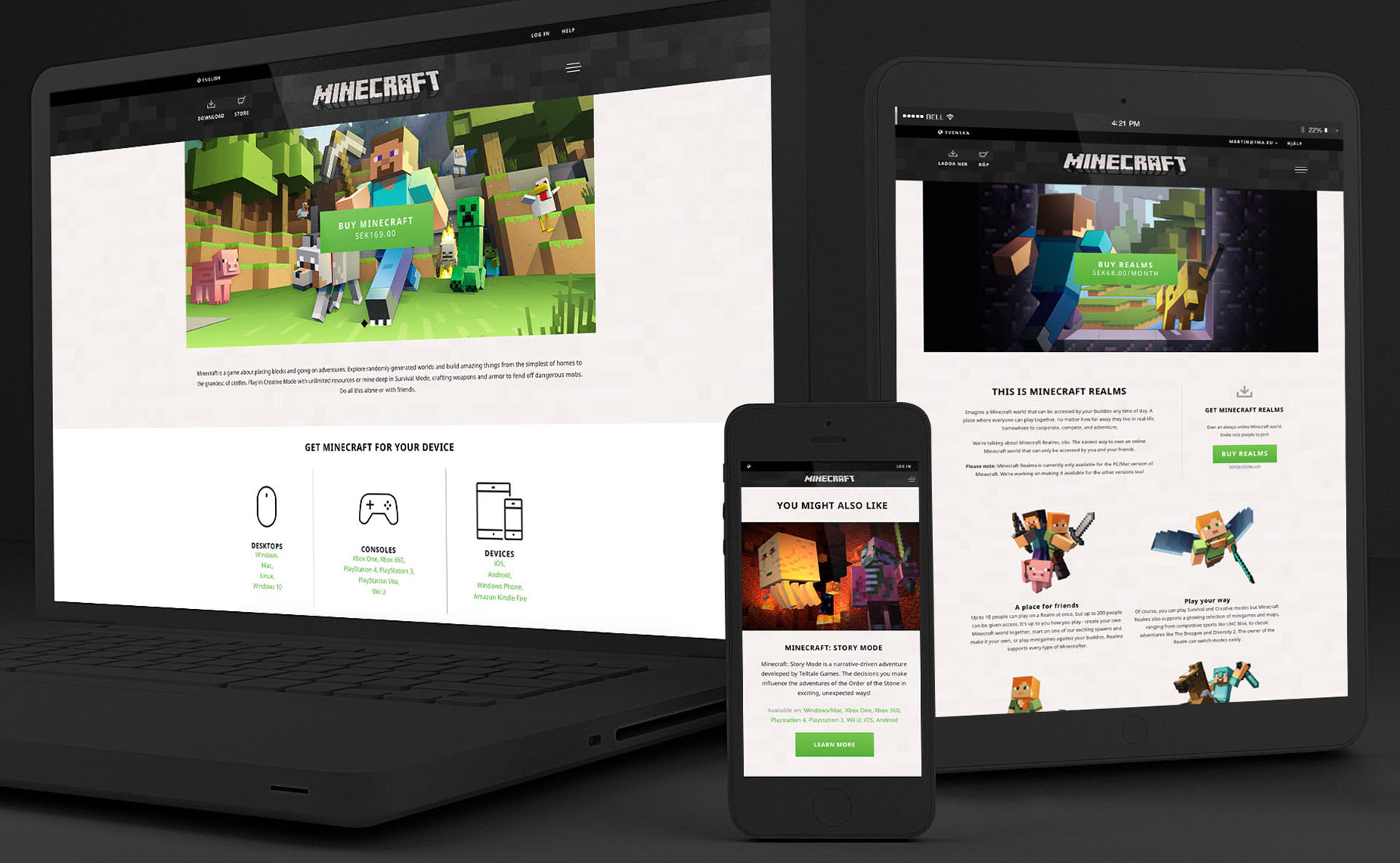 Minecraft is overhauling its website with some new features | Stone ...