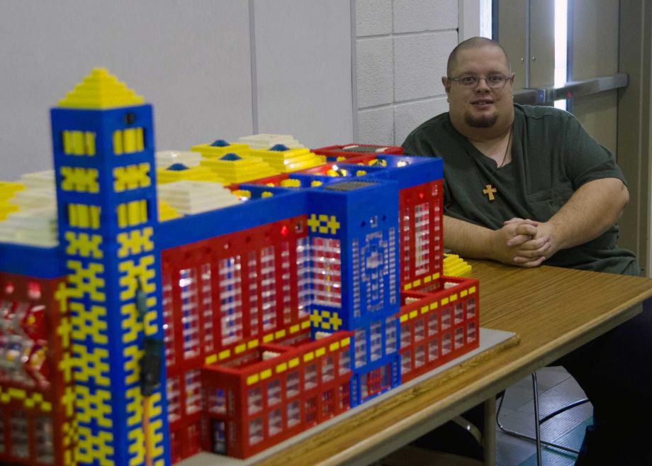 Man designs, builds church out of Legos for annual display | Stone ...