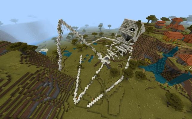 The Latest Minecraft Trend Has Fans Building Creepy, Giant Skeletons ...